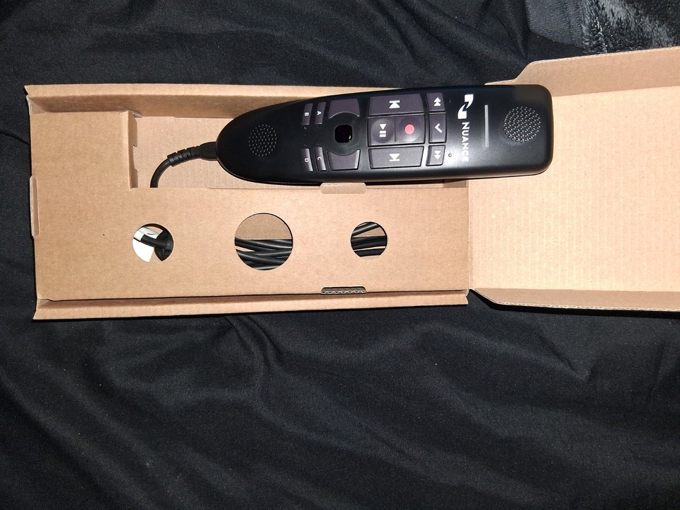 Nuance PowerMic 4 Handheld Dictation Microphone Voice Recorder | eBay