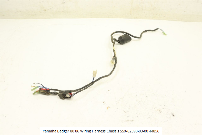 Yamaha Badger 80 86 Wiring Harness Chassis 55X-82590-03-00 44856 ...