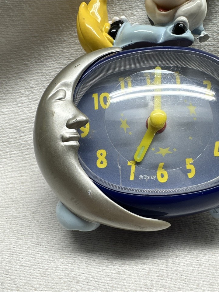 Vintage Walt Disney Goodnight Mickey Mouse Moon & Stars Bedside 6 ...