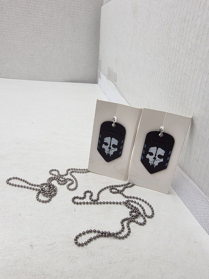 2X PCS, Call of Duty COD Dog Tags Ghosts Limited Edition Collectible ...
