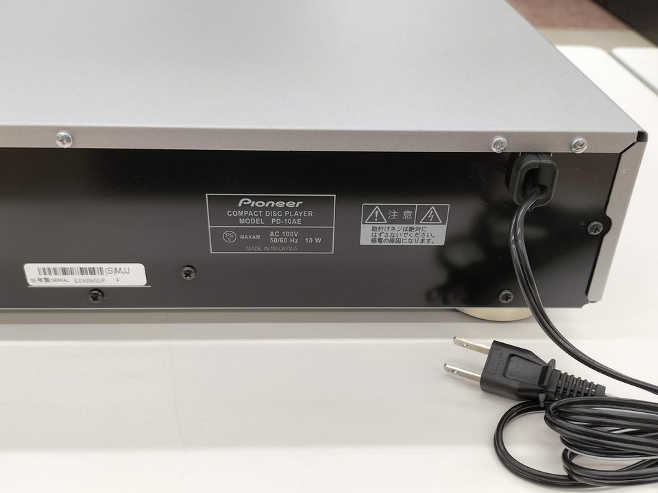 Pioneer PD-10AE CD Player color recorder remote control color Silver ...