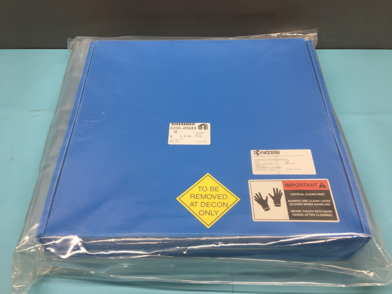 AMAT 0242-88003 Kit, Recyclable, HP TXZ (Intel), 0200-10163, 0200-00689 ...