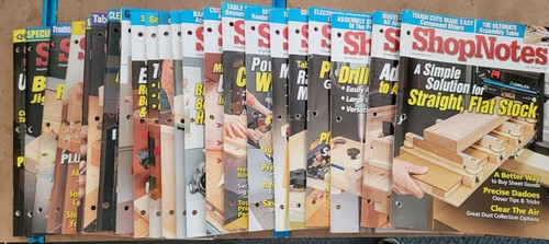 SHOPNOTES Magazine - Lot of 23 Issues - Vol 23 Issue 113 to 137 (not ...