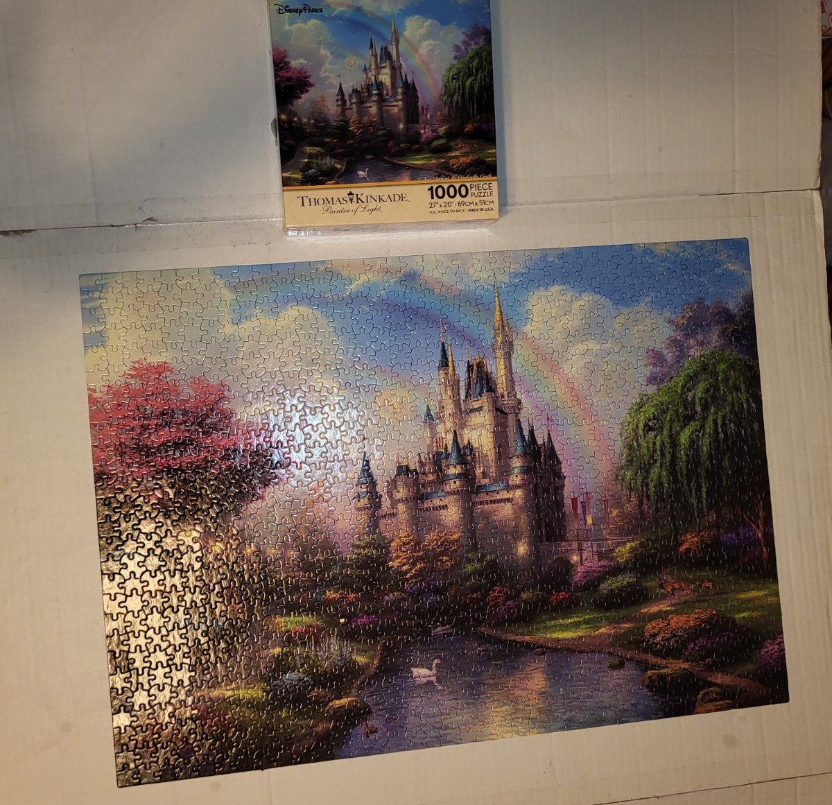 Thomas Kinkade Disney Castle