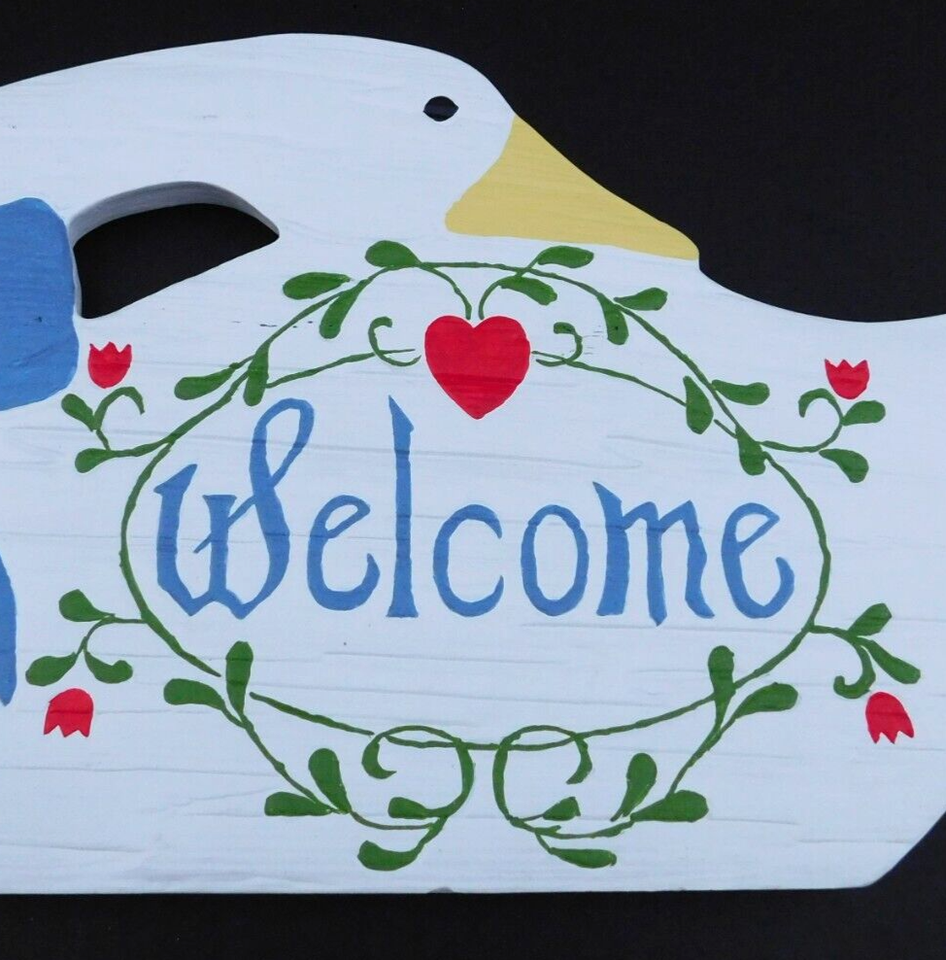 Vintage 1980s Barn Farmhouse Decor Country Chic Ceramic Goose Duck ...