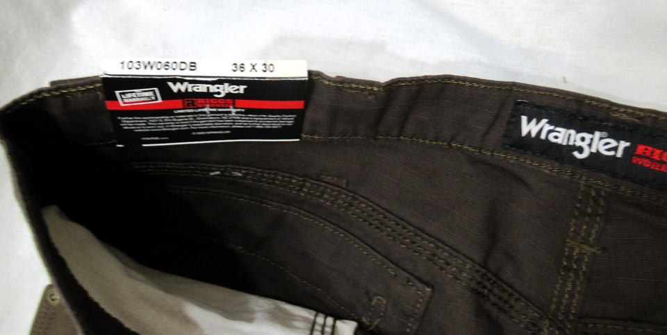 Wrangler Riggs Workwear Cargo Pockets Mens Relaxed Fit Ranger Jeans ...