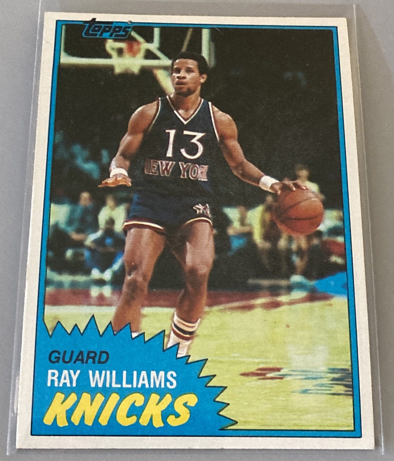 1981-82 Topps New York Knicks Basketball Card #28 Ray Williams | eBay