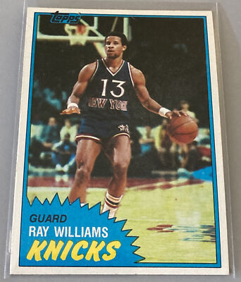 1981-82 Topps New York Knicks Basketball Card #28 Ray Williams | eBay