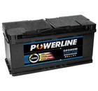 AGM Car Battery 020AGM Powerline 020 950A 105Ah 4Yr WTY 392x175x190 ...