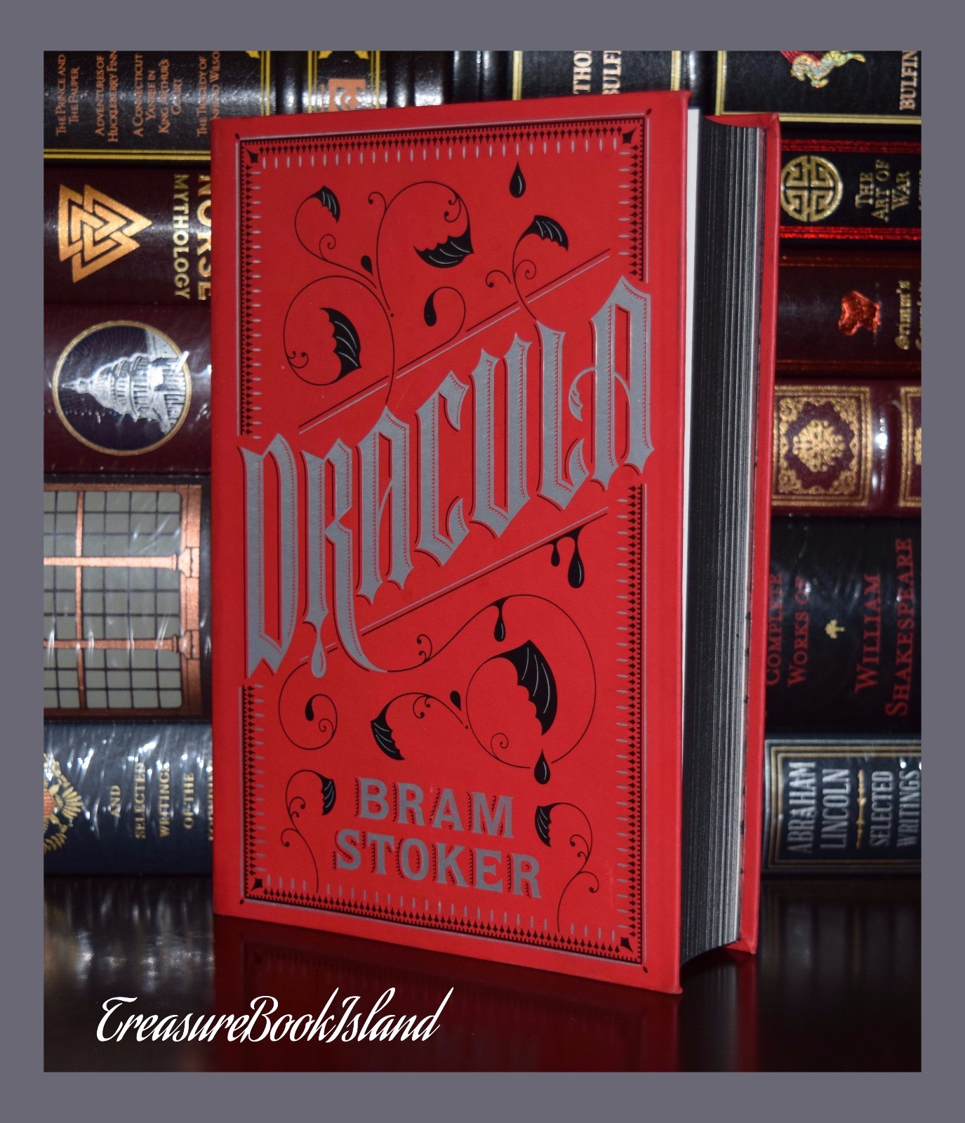 New Dracula by Bram Stoker Horror Soft Leather Bound Deluxe Collectible ...