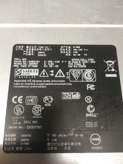 Dell PowerVault 220s Storage Array San Ultra 320 SCSI AMP01 No HDD for ...