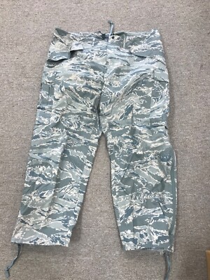 US AIR FORCE TROUSERS APECS TIGER STRIPE ABU GORE-TEX Pants Large reg ...