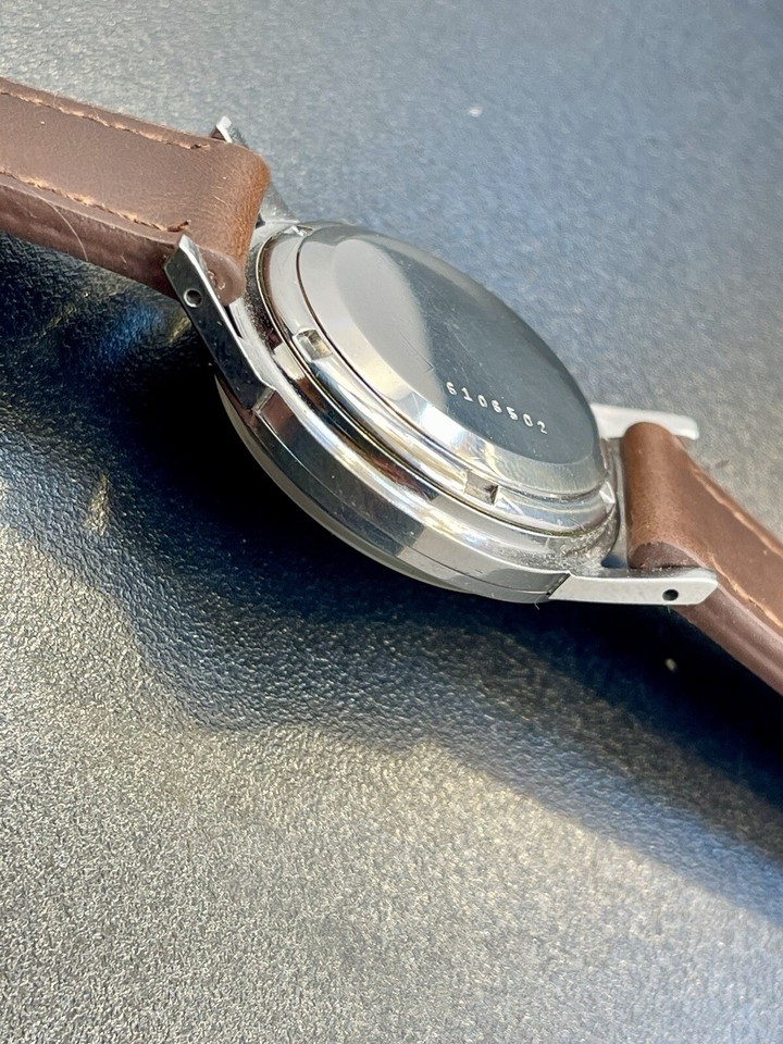 EXCELLENT MEN 1958 BULOVA 23JEWELS SELF-WINDING STAINLESS STEEL WATCH ...