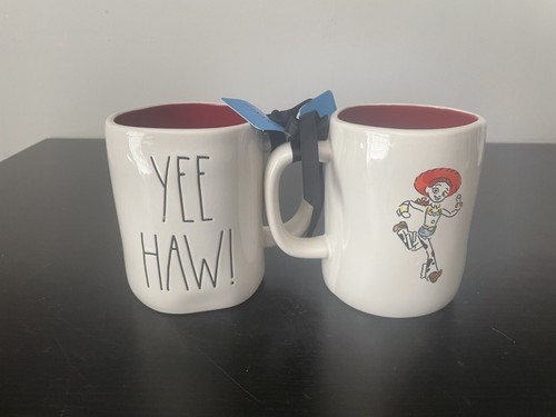 RAE DUNN PIXAR "YEE HAW!" MUG DOUBLE SIDED | eBay