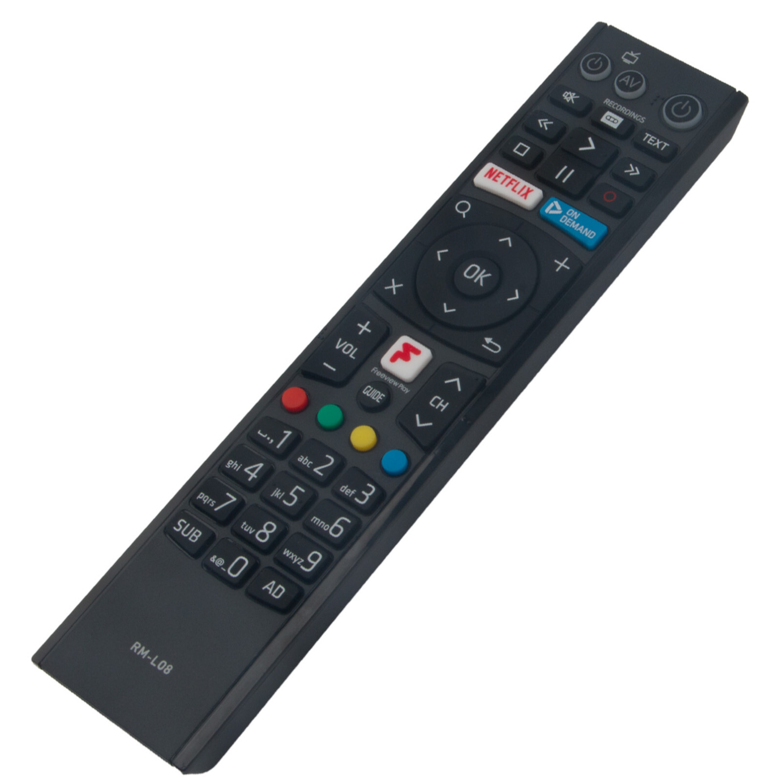 RM-L08 Relace Remote fit for Humax HD TV Recorder FVP-4000T & FVP-5000T ...
