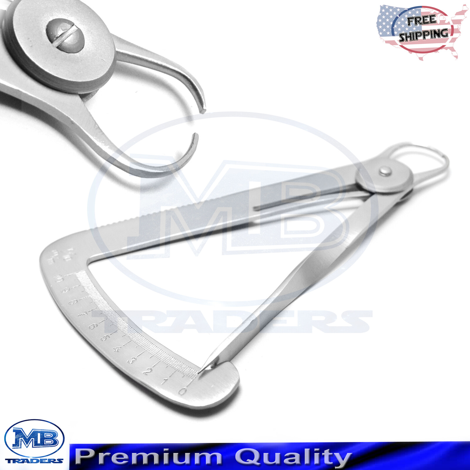 Dental Iwanson Crown Gauge Thickness Measuring Spring Caliper Lab ...