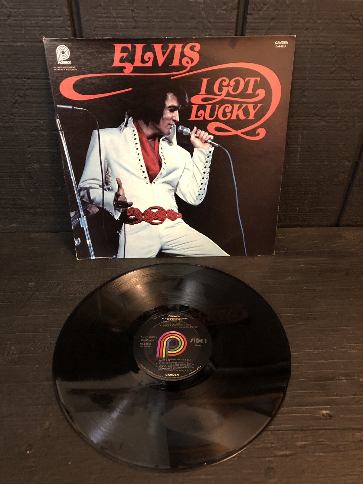 Elvis Presley: I Got Lucky CAS-2533 Mono Pickwick Label Vintage Vinyl ...