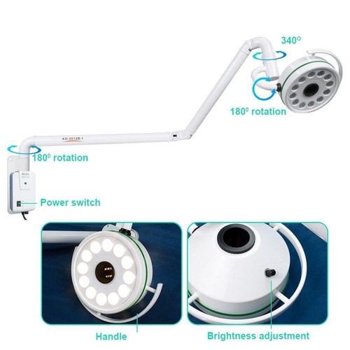 Portable Wall Mount Light Surgery Lamp Dental/Beauty/Clinic Examination ...