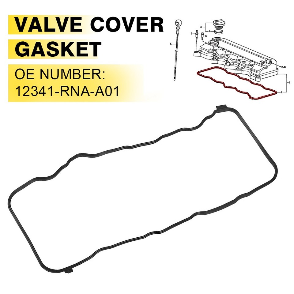 VALVE COVER GASKET FOR 2016-2020 HONDA HR-V /06-15 CIVIC 1.8L ONLY ...