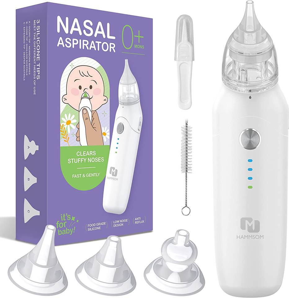 Electric Nasal Aspirator for Baby Nose Sucker,3 Different Nose Suction ...
