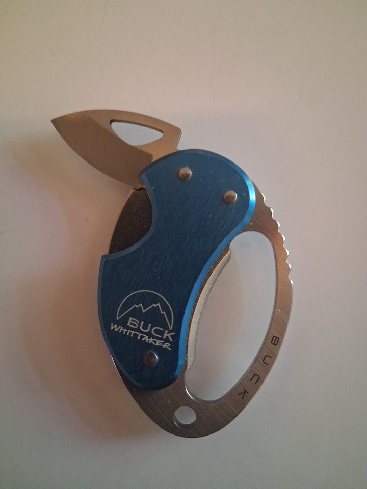 Buck USA 759 Metro Whittaker Pocket/Keychain Knife Blue NOS | eBay