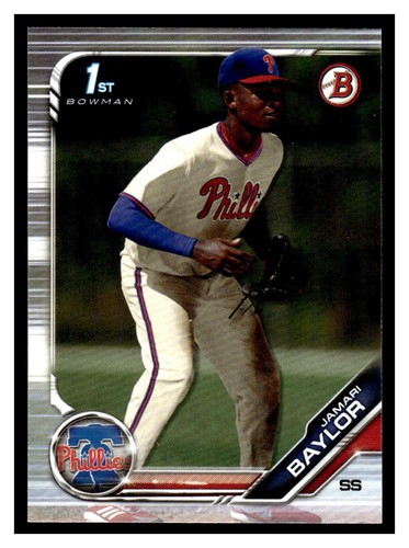 2019 Bowman Draft Jamari Baylor BD-41 Philadelphia Phillies NrMt | eBay