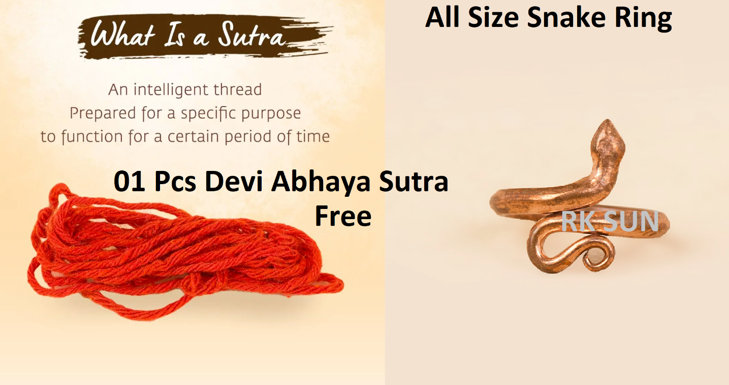 Isha Life Sarpa Sutra, Consecrated Snake Ring, Copper Rings All Size ...