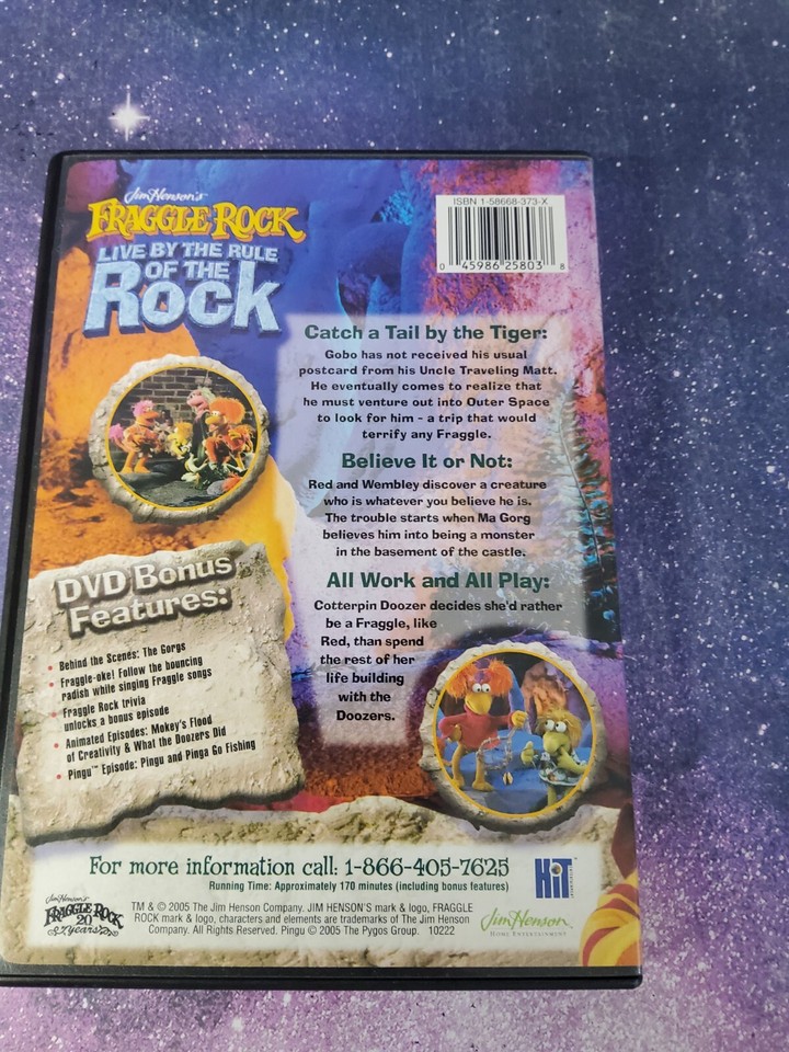 Fraggle Rock - Live by the Rule of the Rock DVD | eBay