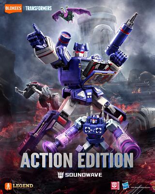 Blokees Transformers G1 Soundwave Action Edition Model Kit Acion Figure ...