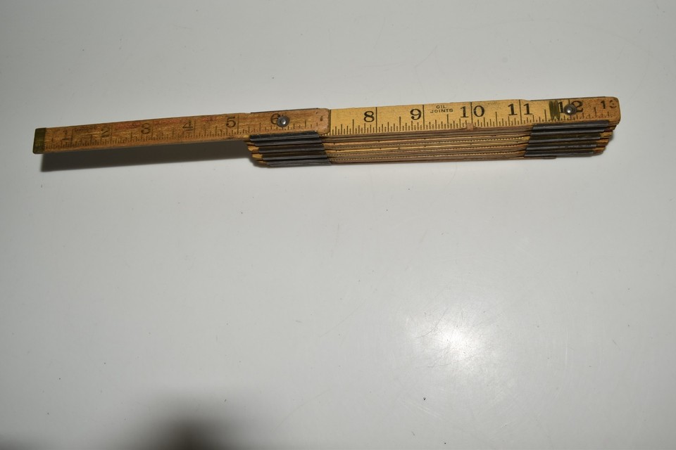 LUFKIN TWO WAY RULER NO 246 Wooden Folding Carpenters Ruler (TPS15) | eBay
