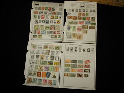 Columbia Mounted Stamp Collection - approx 125+ Stamps - dated 1946 ...