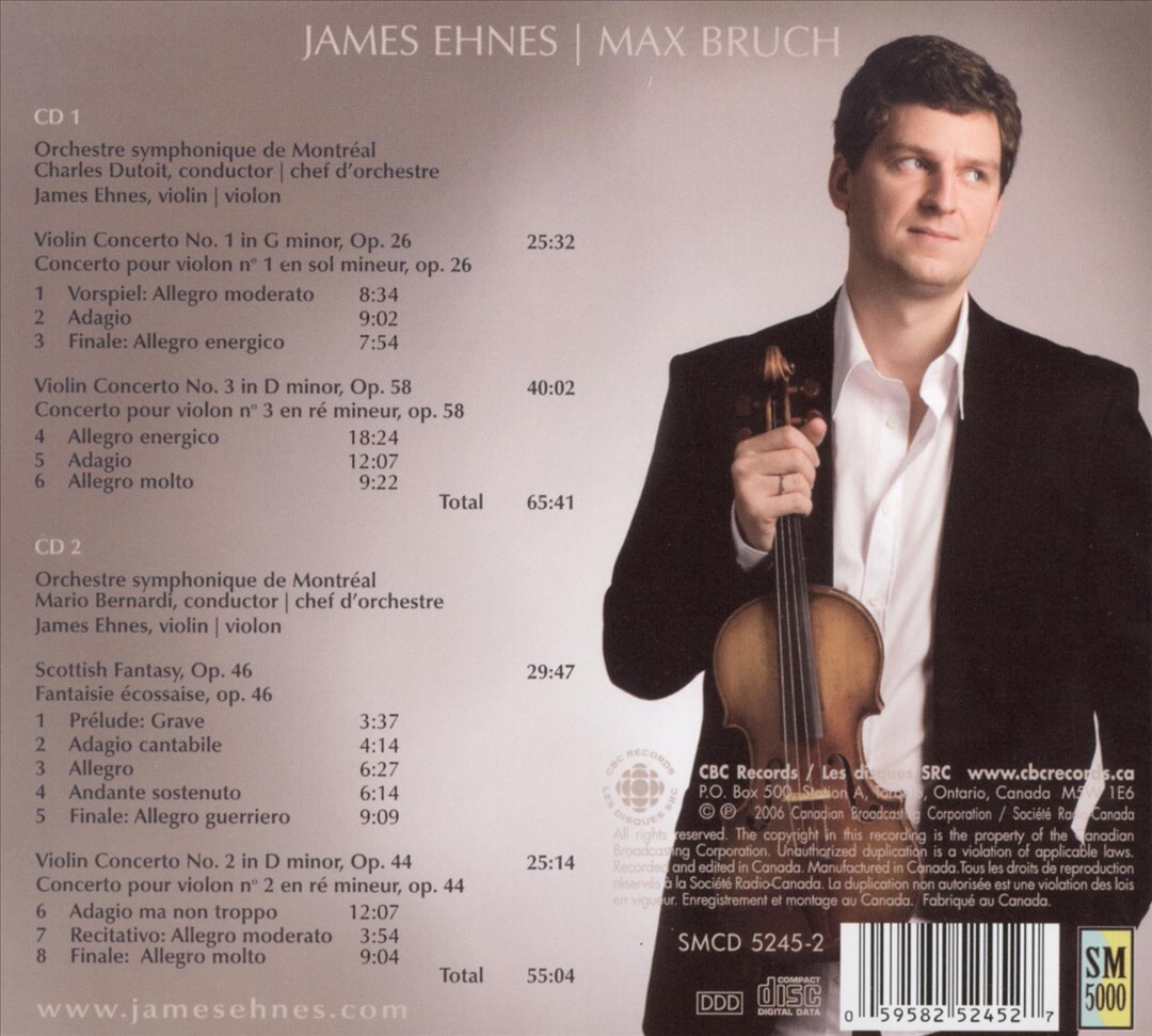 EHNES PLAYS BRUCH NEW CD | eBay