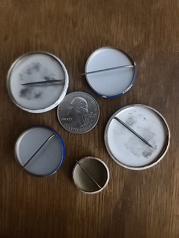 Vintage 1968 Nixon Now President Nixon Nixon Agnew PIN PINBACK campaign ...