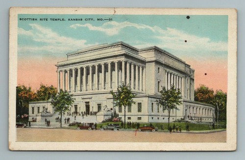 Scottish Rite Temple Kansas City MO Missouri Postcard | eBay
