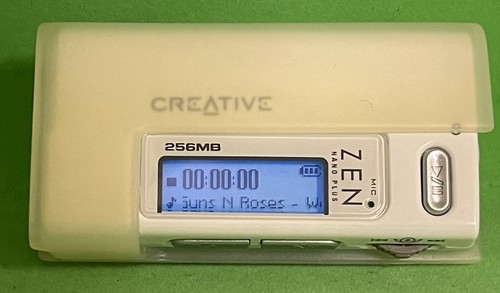 Creative Zen Nano Plus 256MB Digital Media MP3 Player FM Radio White ...