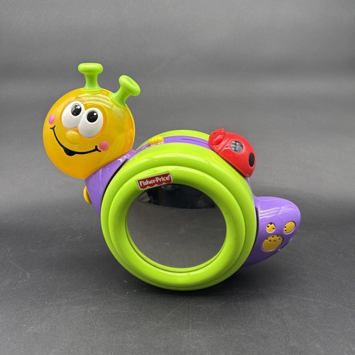Fisher-Price Go Baby Go 1-2-3 Crawl Along With Me Musical Snail Works ...