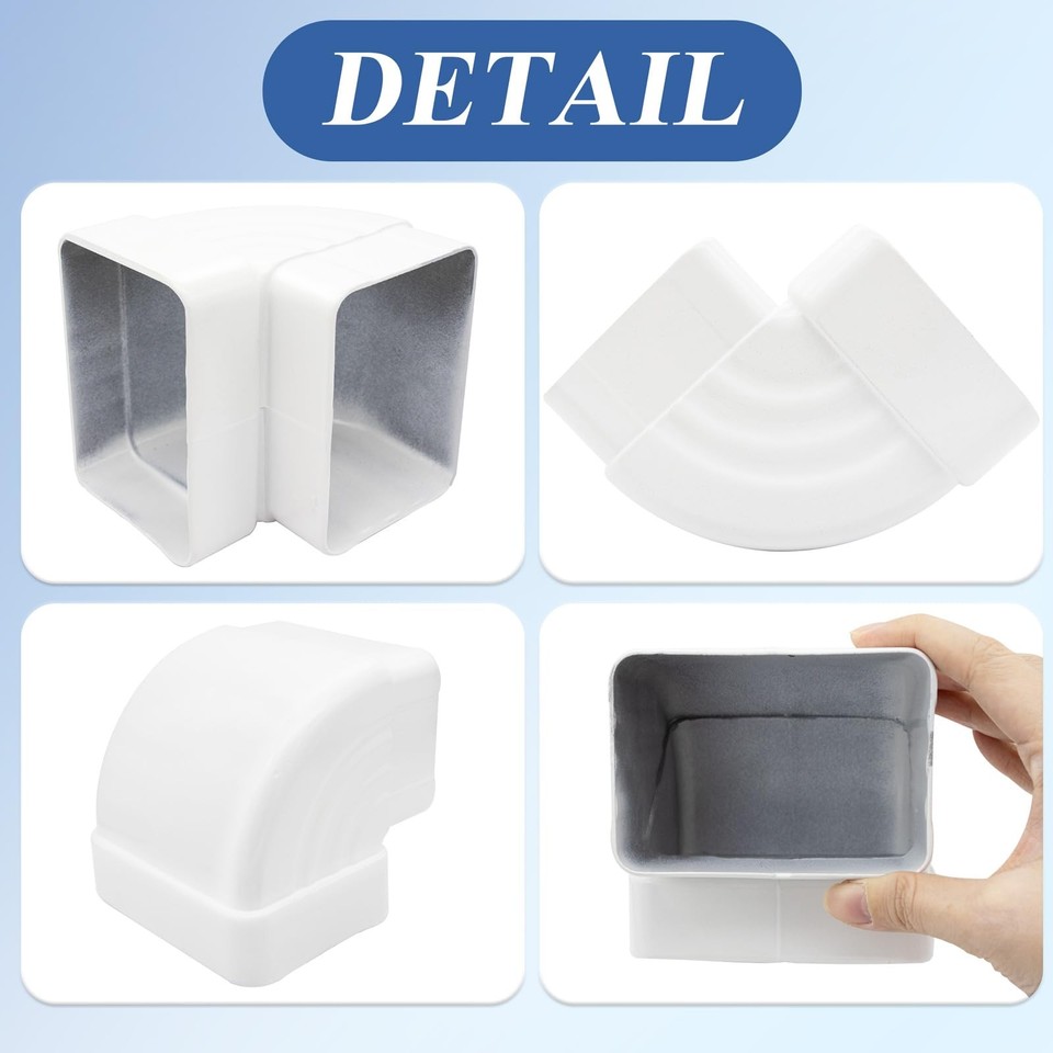 Gutter Elbow 3x4 90 Degree Downspout Elbow Gutter Connector Roofing ...