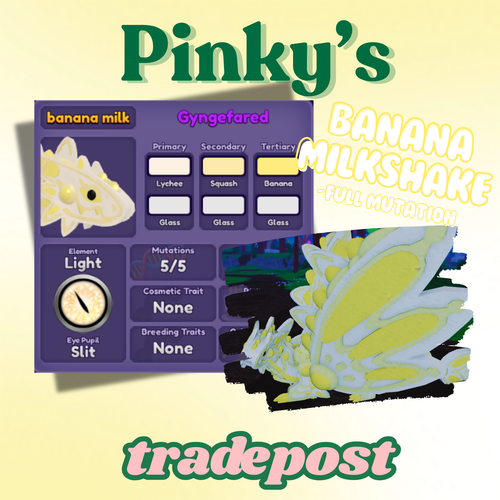 Gyngefared | BANANA MILKSHAKE THEME | FM | Dragon Adventures | eBay