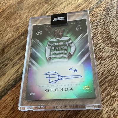 2025-26 Topps total football Geovany Quanda Auto /25 Sporting Lisbon ...