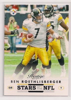 2012 BEN ROETHLISBERGER PRESTIGE *STARS OF THE NFL* #27 PITTSBURGH ...