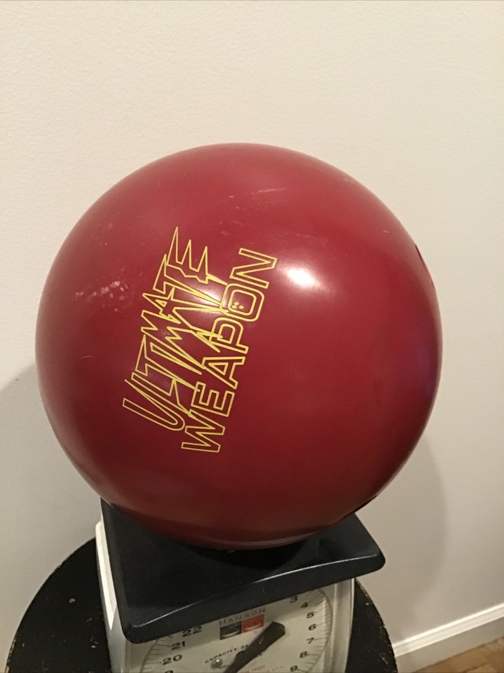 Champions ULTIMATE WEAPON RED WINE Bowling Ball Drilled 15.5 lbs | eBay