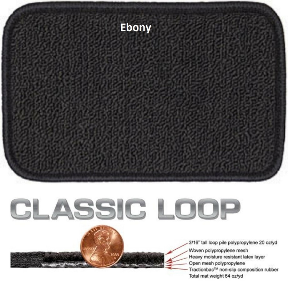 Lloyd Mats Classic Loop Camaro Z28 Two-Tone Logo Front Floor Mats (1967 ...
