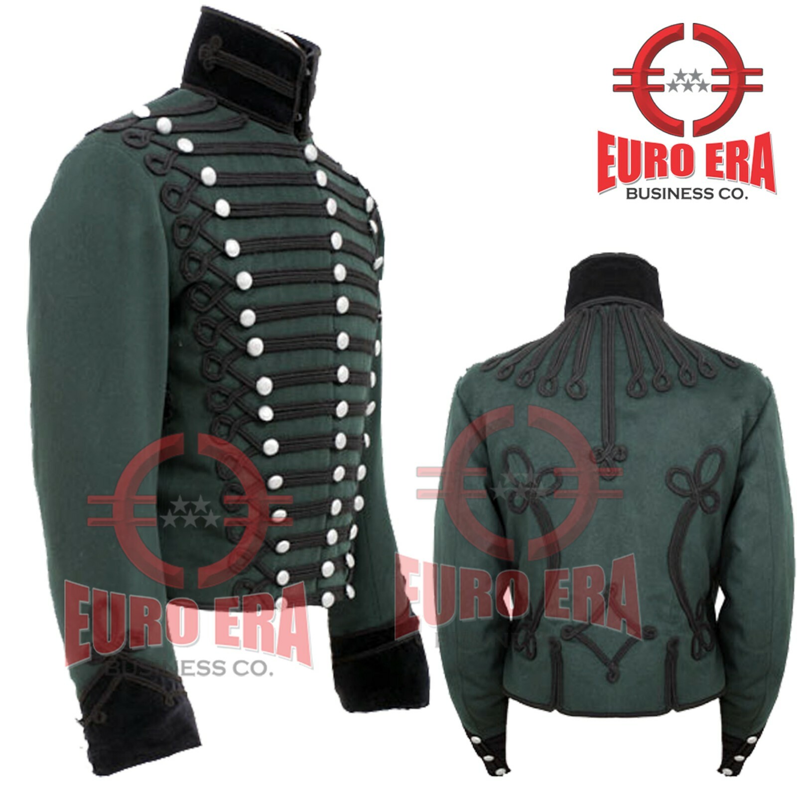 Napoleonic Regency 95th Rifles Officer tunic Jacket Steampunk Military ...