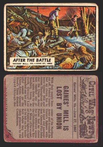 1962 Civil War News Topps TCG Trading Card You Pick Single Cards #1 ...