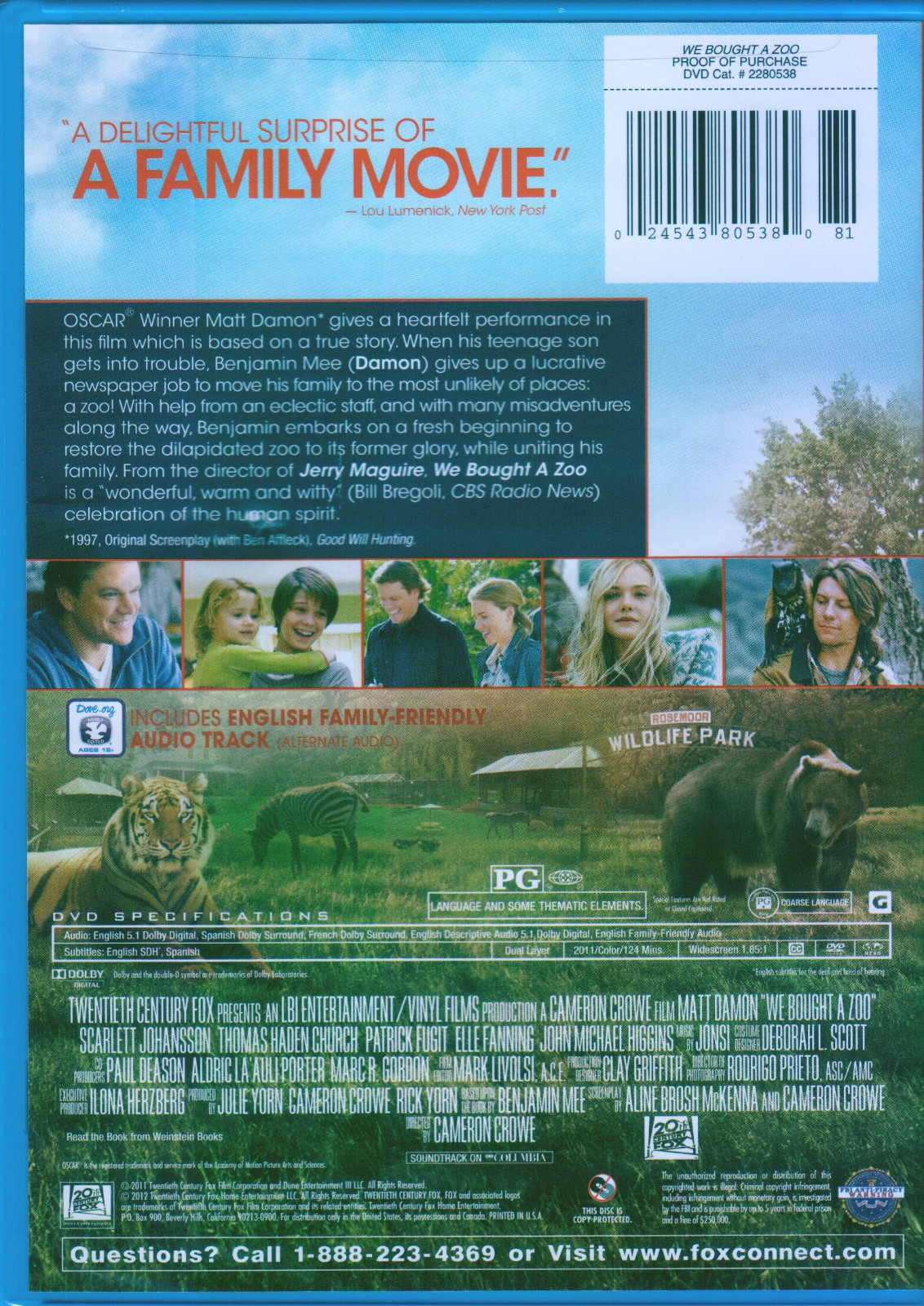 We Bought a Zoo (DVD, 2012) * NEW * | eBay