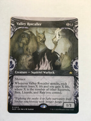 MTG Valley Rotcaller (Showcase Regular) MTG Bloomburrow | eBay