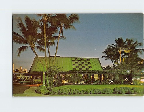 Postcard Canlis Waikiki Honolulu Hawaii USA | eBay