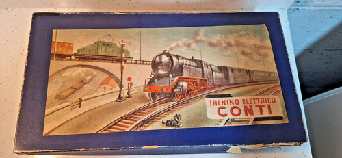 Conti "Trenino Elettrico" Ferrovie Railway Electric Train H0 scale set ...