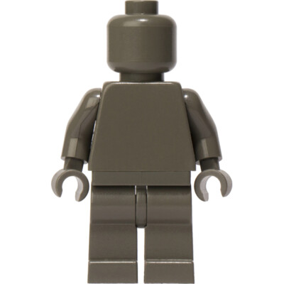LEGO Dark Gray MONOFIG (Monochrome Minifigure) | eBay