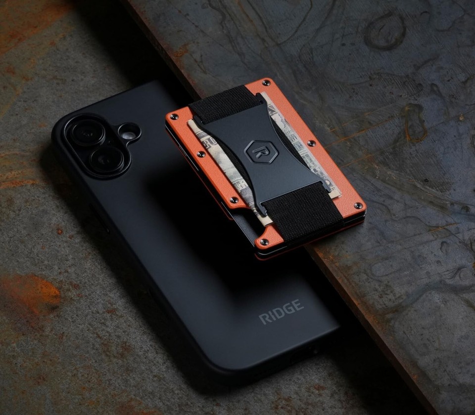 Ridge Wallets Magsafe Slim Minimalist Compact, RFID Money Strap ...